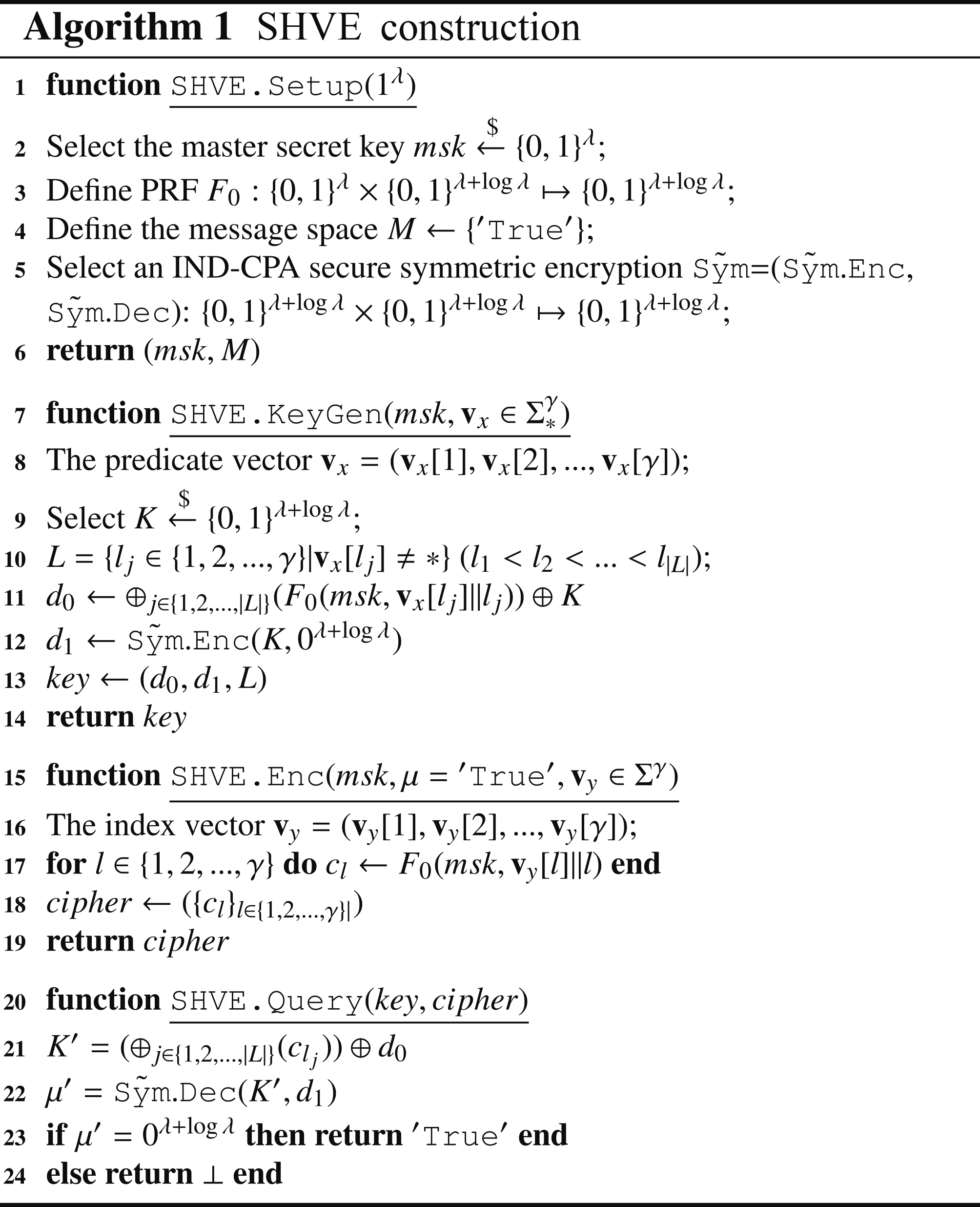 Verifiable searchable symmetric encryption for conjunctive keyword queries in cloud storage